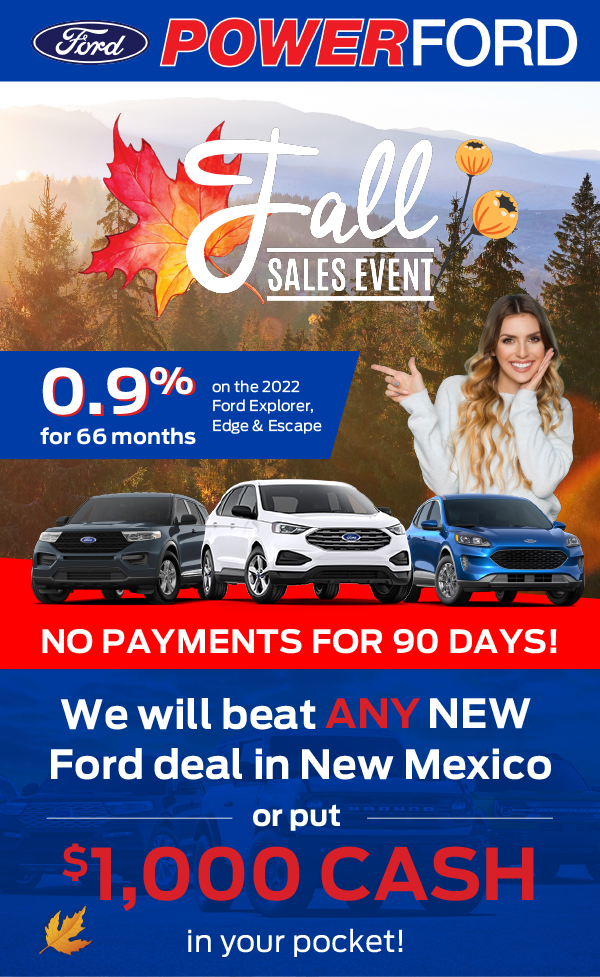 New Ford Deals Albuquerque NM | Santa Fe | Rio Rancho | Incentives