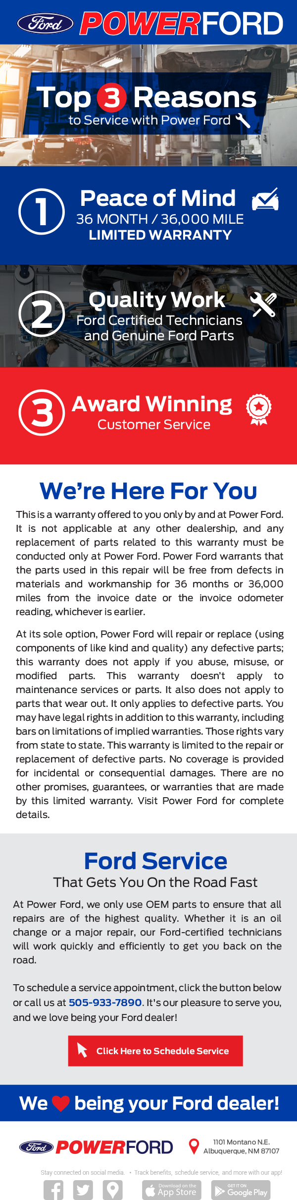 Power Ford Family Warranty | Ford Warranty Albuquerque, NM | Power Ford